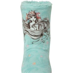 Disney | Shoes | Disney The Little Mermaid Sketch Slipper Boot | Poshmark